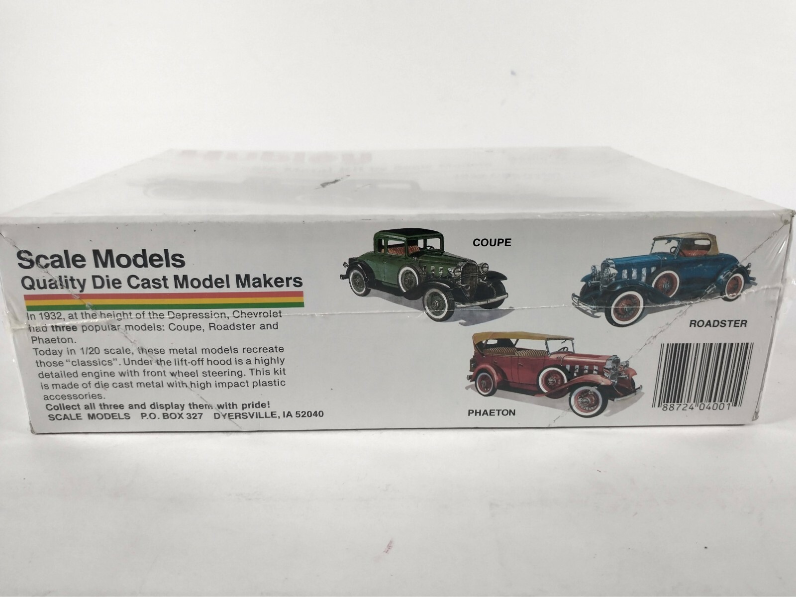 1932 Chevrolet Coupe Hubley JLE Scale Models 1 20 Diecast Model Kit ...