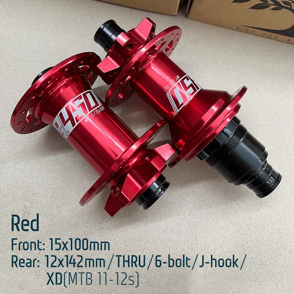28 32 36 Holes Mountain Bike Hub Steel Axle 15x100mm 12x142mm QR 5x100 ...