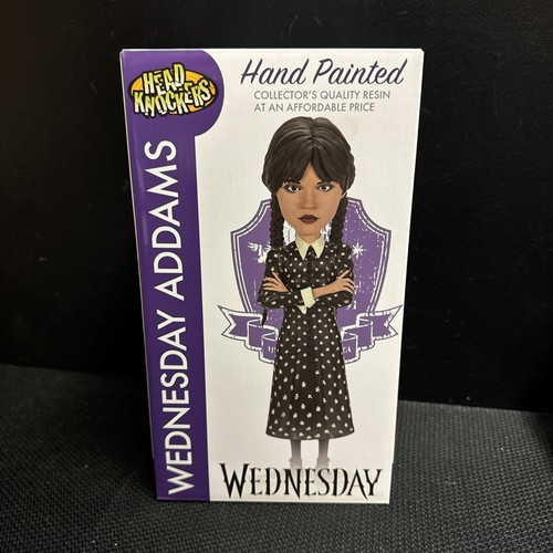 Neca Head Knocker WEDNESDAY (Addams Family Netflix) 8" Head Knocker | eBay