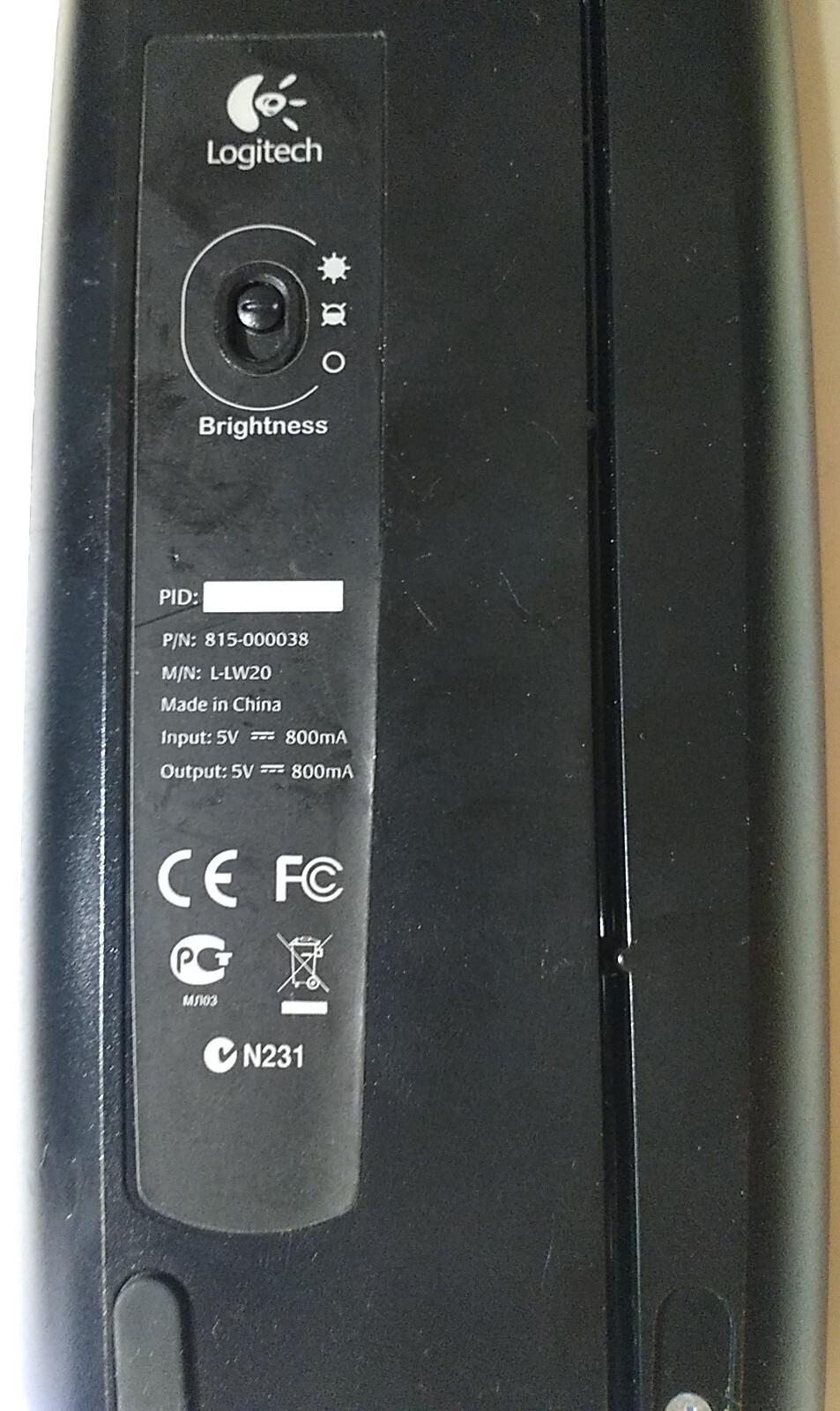 Logitech Harmony One Black Touch Screen universal Remote Control N231 ...