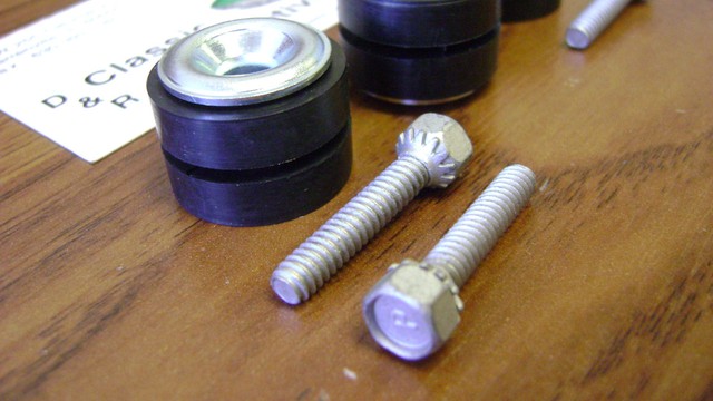 Windshield Wiper Motor Grommets & Screw 6pc Set 64-88 GM Cars Chevy ...