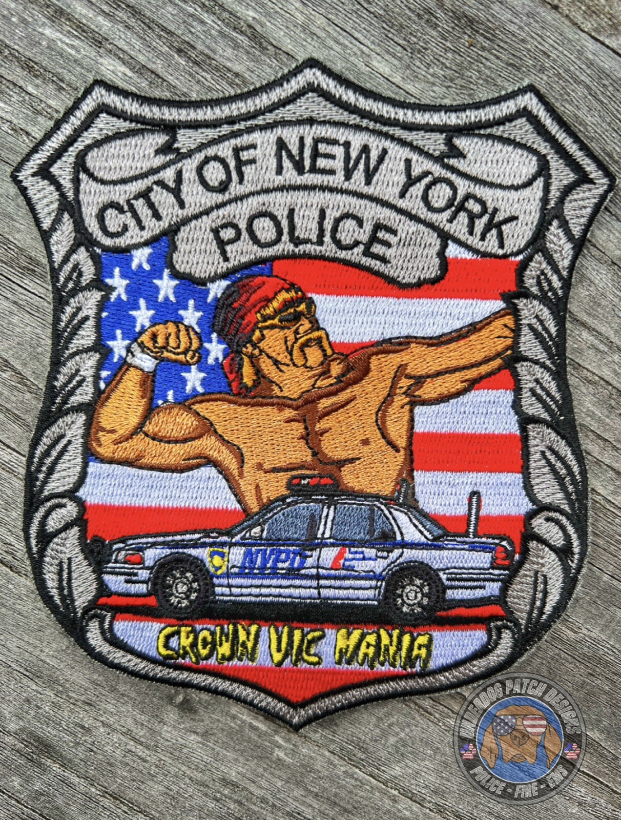 NYPD Patch Crown Victoria Mania Hulk Hogan New York City Police | eBay