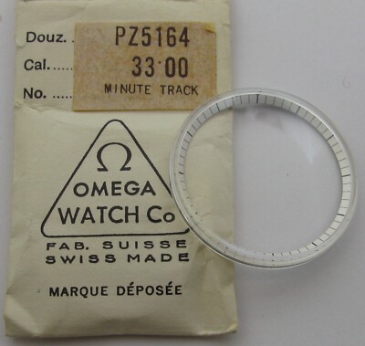 Omega Watch Crystal / Acrylic PZ5164 33.00 mm white tension ring | eBay