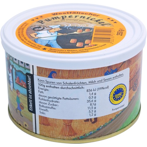 TREK'N EAT 10x Pumpernickel Dosen Brot Trekking Nahrung Essen Ration ...