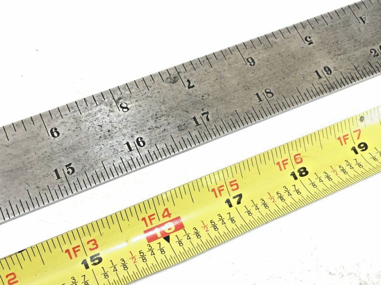 VINTAGE L.S. Starrett No. 410 Tempered 24" Machinists Ruler | eBay