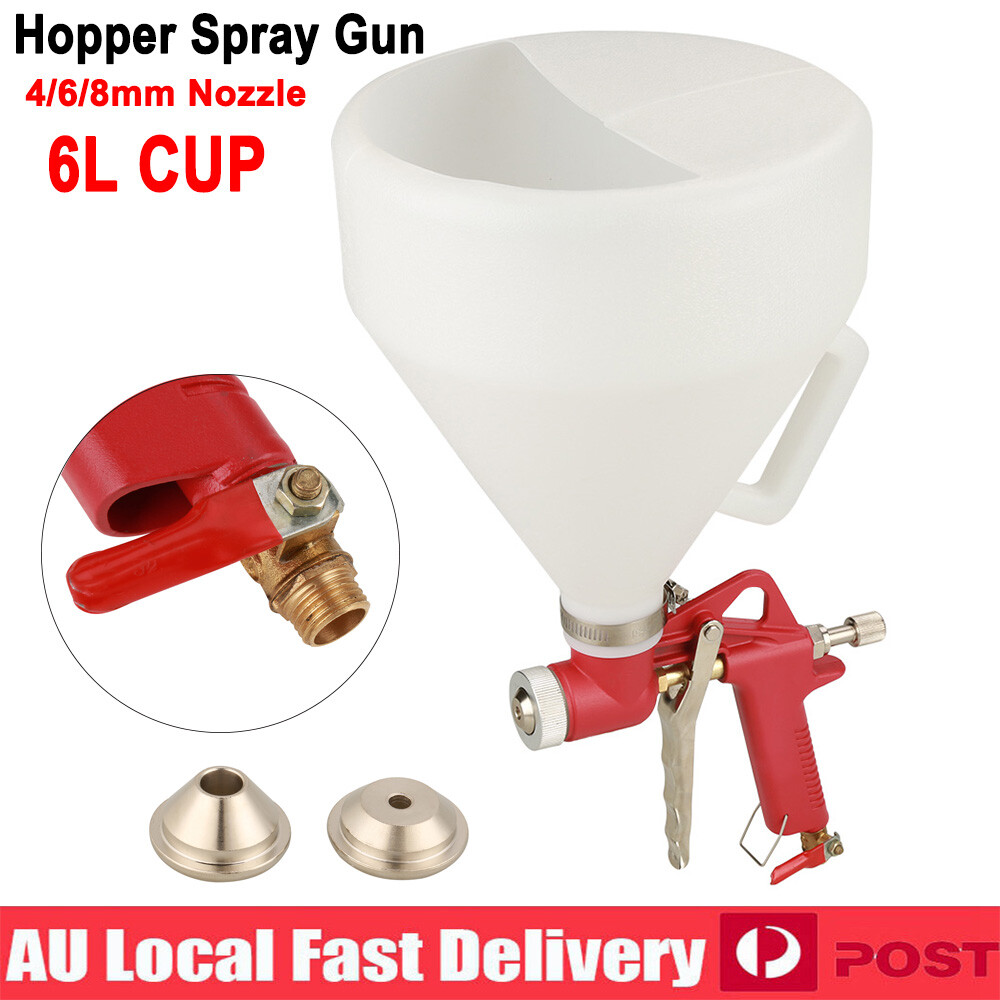 6L Texture Hopper Sprayer Spray Gun Spraying Render Plaster Painting 3 ...