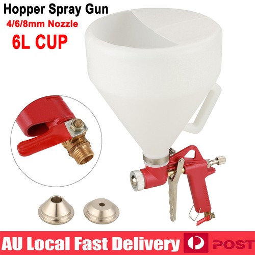 6L Texture Hopper Sprayer Spray Gun Spraying Render Plaster Painting 3 ...