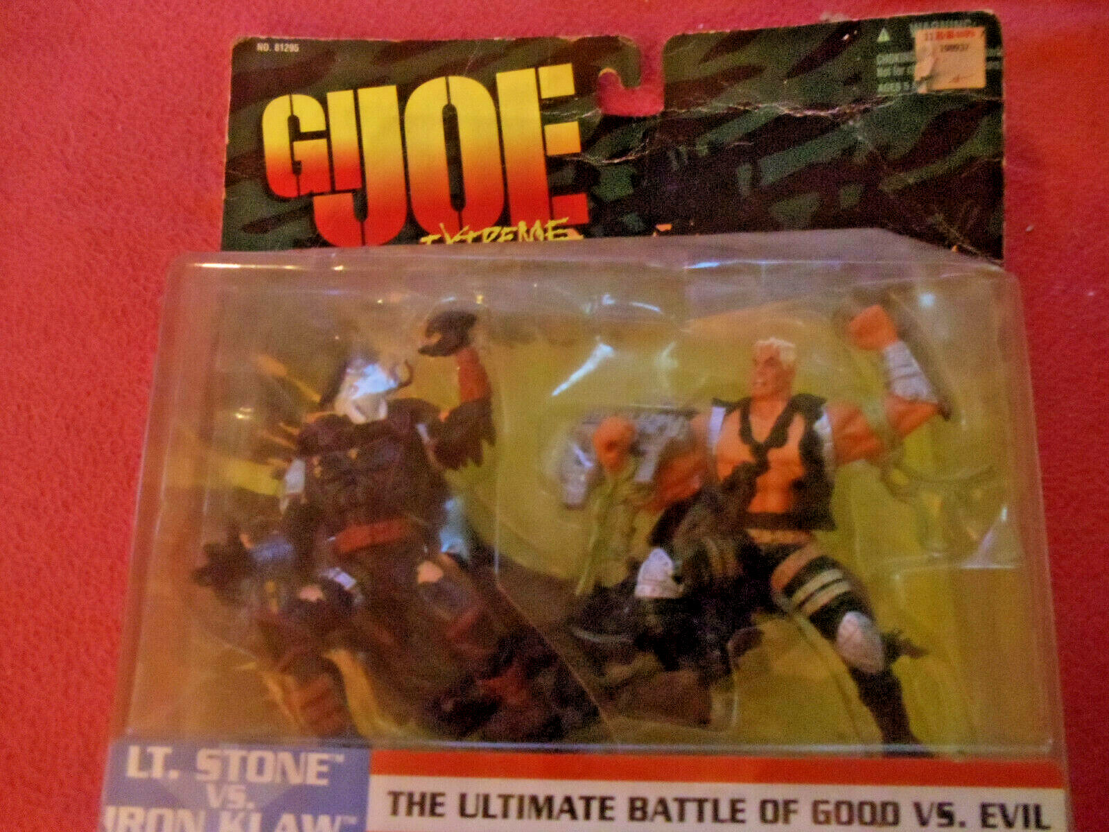 Lt Stone vs Iron Klaw 2-pack G I Joe Extreme SKAR Kenner Dark Horse MOC ...