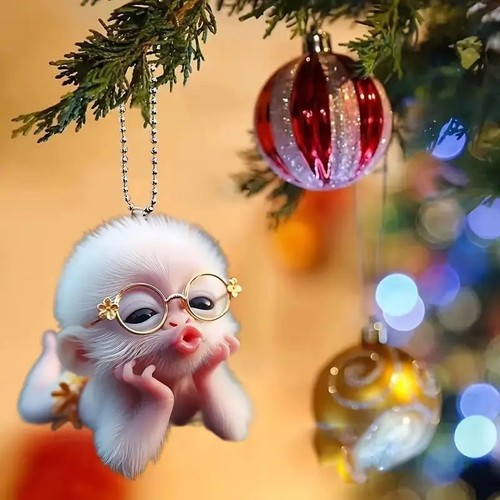 Cute Pouting Monkey Car Decor Pendant Fashionable Funny Accessories ...