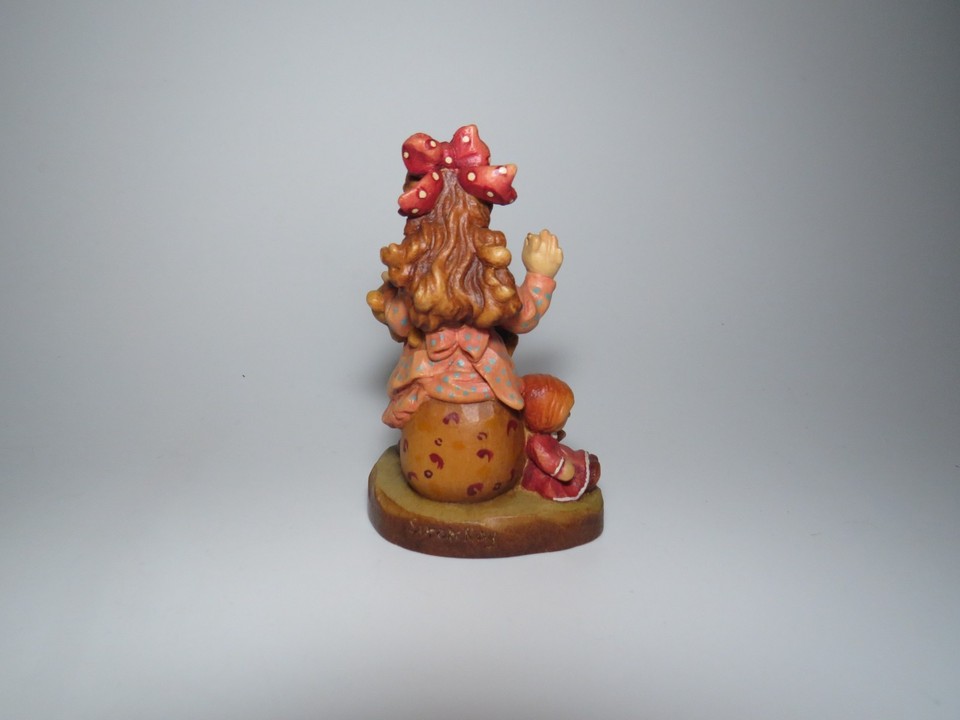 Anri Good As New 3.5" Sarah Kay Ltd Ed Wood Sculpture | eBay