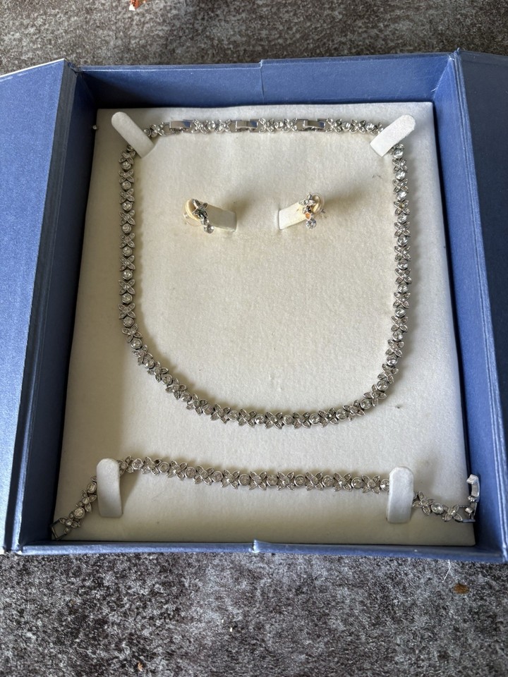 Oliver Weber Collection Swarovski Crystal Necklace, Bracelet & Earrings ...