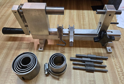 Ollie Baker mainspring winder (for clocks) with letdown tools and ...