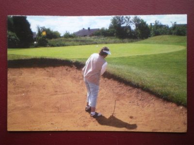POSTCARD BUCKINGHAMSHIRE PLAYING GOLF AT WESTON TURVILLE | eBay UK
