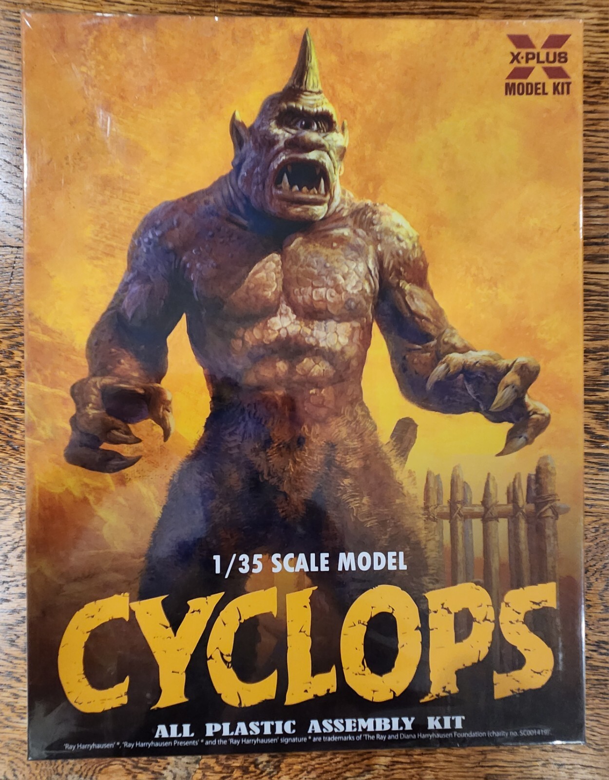 X-Plus CYCLOPS 1/35 Plastic Unbuilt Model Kit Ray Harryhausen With ...