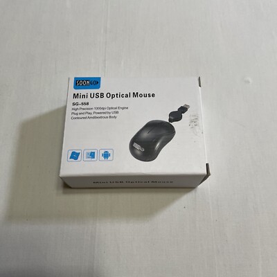 Mini USB Optical Mouse SG-558 Plug and Play. | eBay