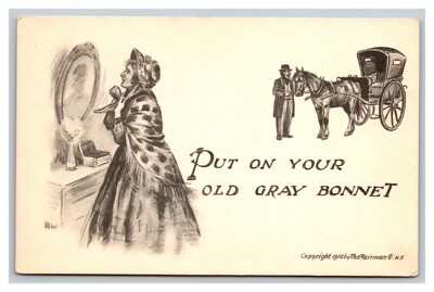 Vintage 1910 Artist Postcard Put on Your Old Gray bonnet - Horse and ...