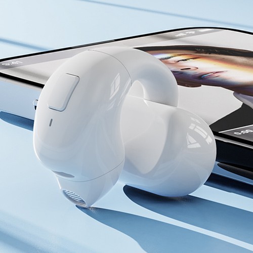 Single Ear Wireless Headphone Bluetooth-Compatible 5.3 Sport Music ...