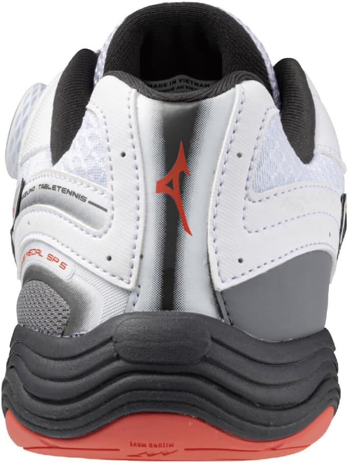 MIZUNO Table Tennis Shoes WAVE MEDAL SP5 81GA2412 White Black Red US5.5 ...