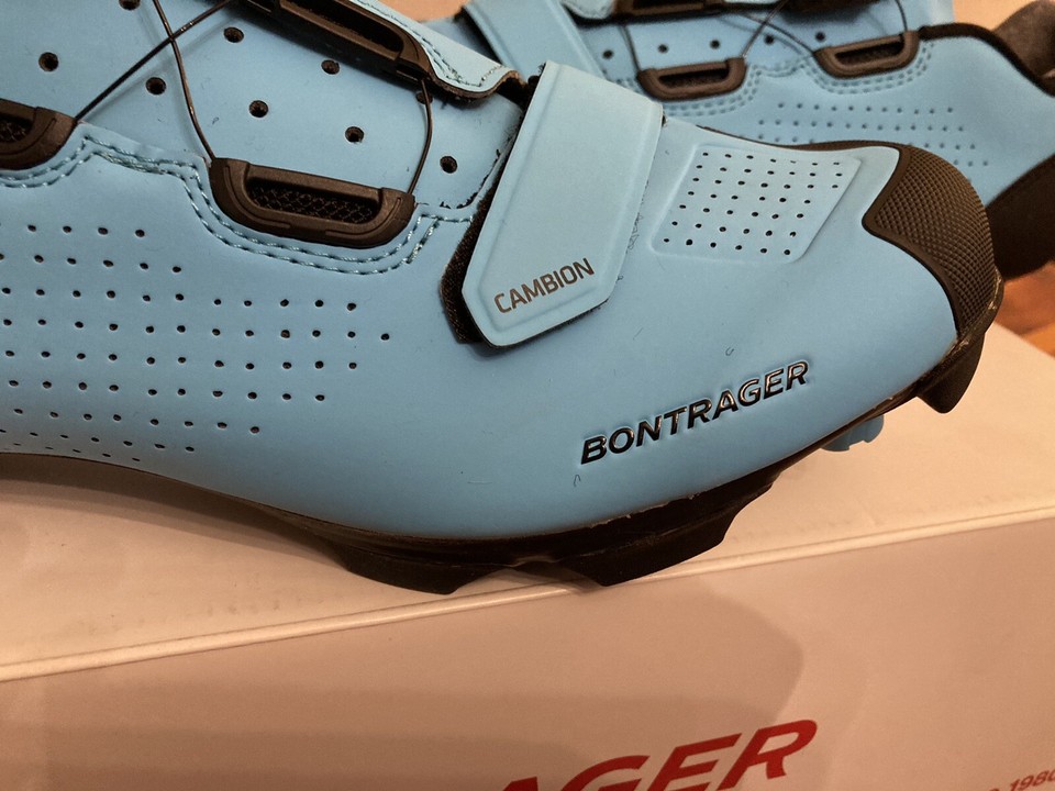 New Bontrager Cambion Mountain Bike Shoes 44 Men’s 11 Cycling Blue In ...