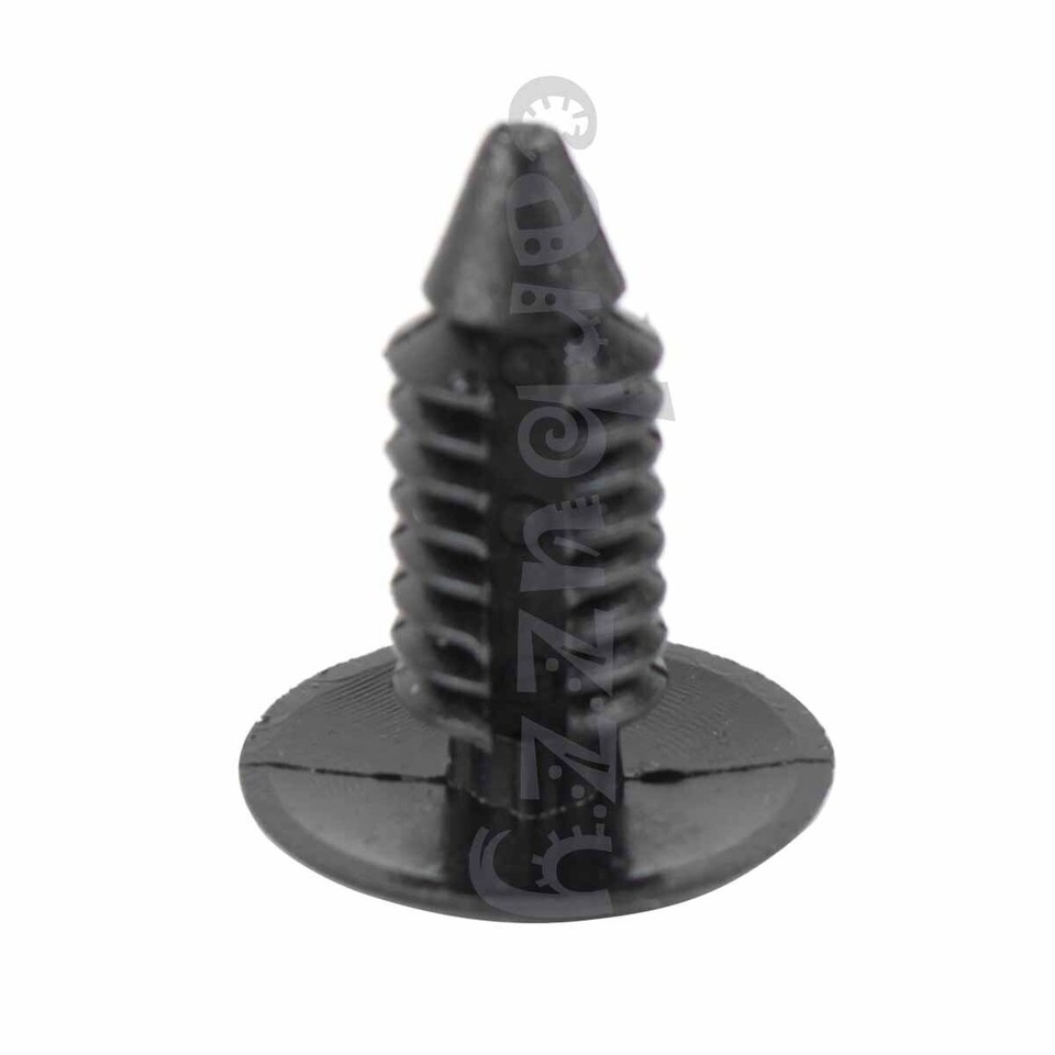 100 BLACK NYLON CHRISTMAS TREE CLIPS For GM 1595864 1605396 AUTO BODY ...