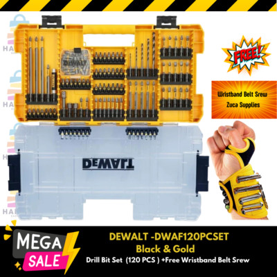 Dewalt Maxfit Ultra Steel Drill and Driving Bit Set - 120-Piece +Free ...