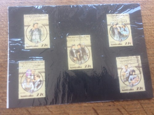 5 used stamps Australia The Sentimental Bloke Ozzie Slang Phrases | eBay UK