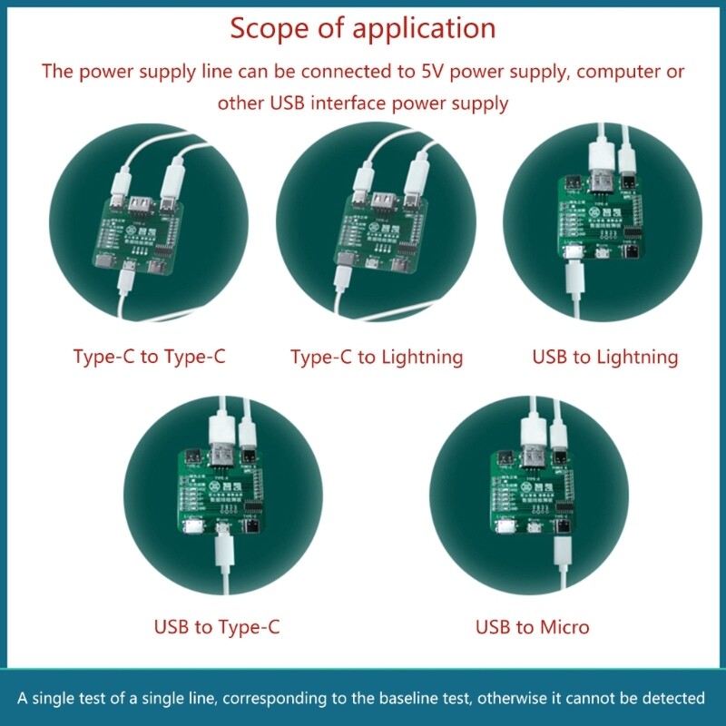 USB Cable Tester Data Cable Test PCB-Board For Cable | eBay