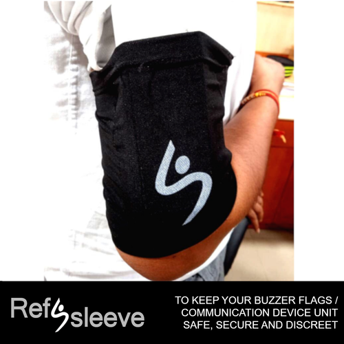RefSleeve - Referee Elasticated Armband for Buzzer Flags / Comms Device ...