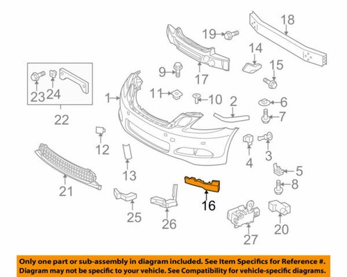 52116-30080 Toyota Support, front bumper side, lh 5211630080, New ...