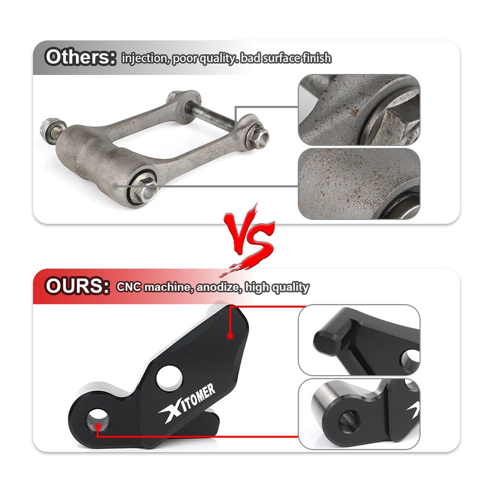 Motorcycle Suspension Link Lowering Link Fit For Kawasaki Z125 Pro 2016 ...