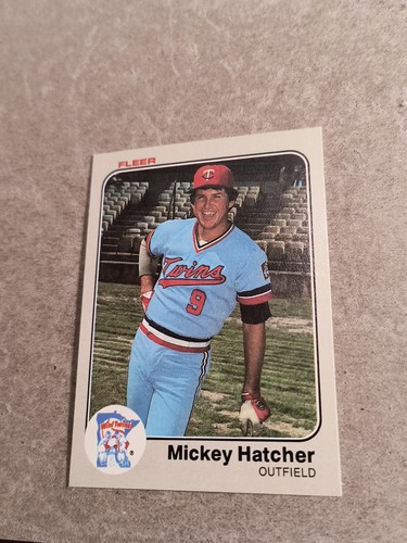 MICKEY HATCHER 1983 FLEER #614 FREE SHIPPING | eBay