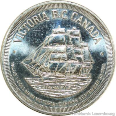D0506 Canada British Columbia Dollar SS Beaver Victoria Gardens 1983 ...