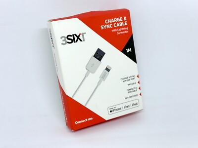 3SIXT Charge & Sync Cable with Lightning connector (MFI-certified) | eBay