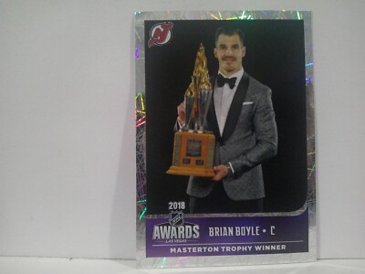 2018 NHL Sticker Collection Album Stickers #10 Brian Boyle Masterton ...