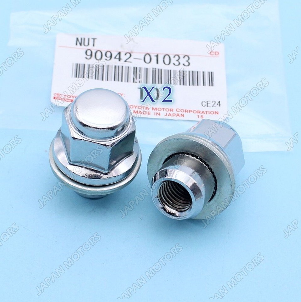 9094201033 Pair New Genuine OEM Toyota LEXUS ES GS IS Chrome Lug Nut ...