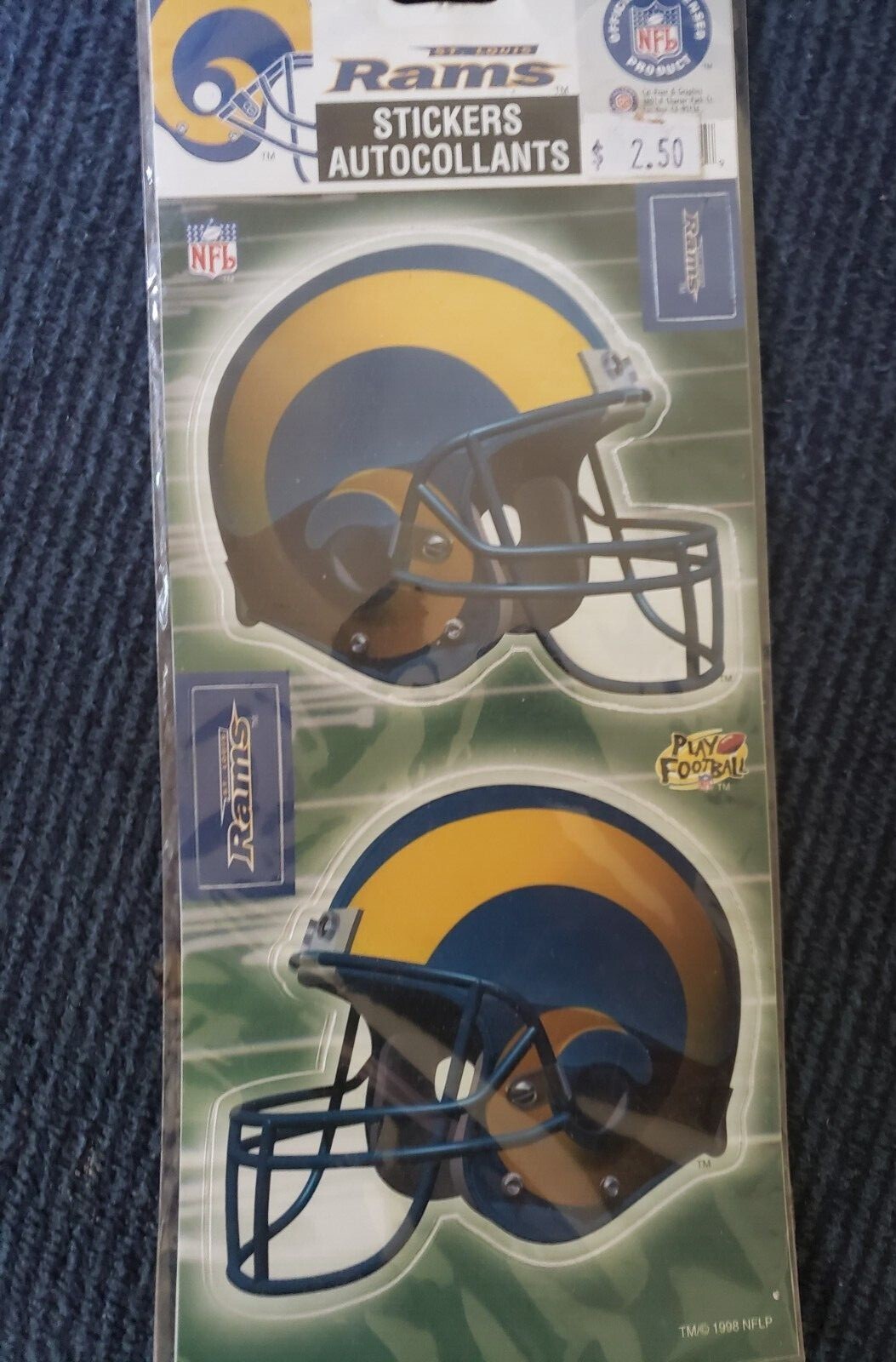 LOS ANGELES RAMS NFL Team Logo Licensed Color Vinyl Decal Stickers Car ...