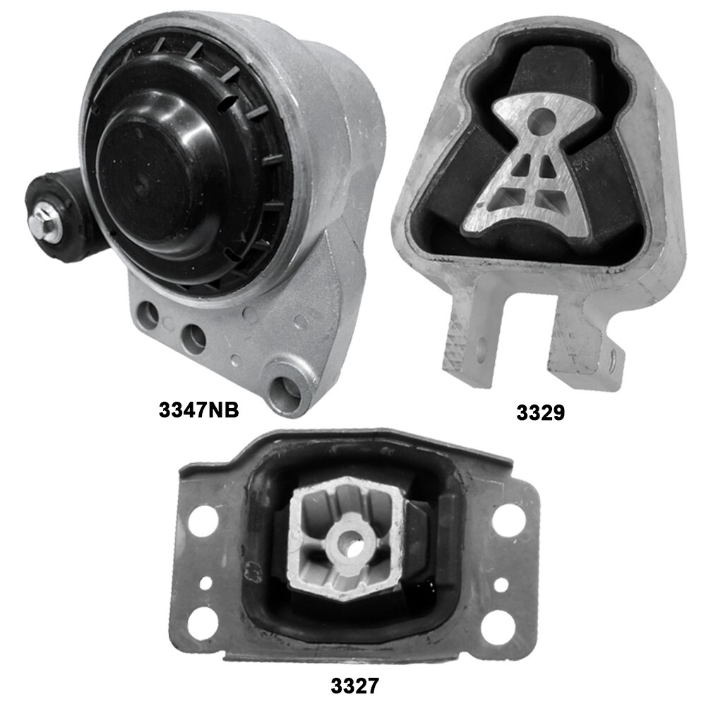 Right, Rear Engine Mounts & Left Trans. Mount 3PCS For Ford Fusion 20 ...