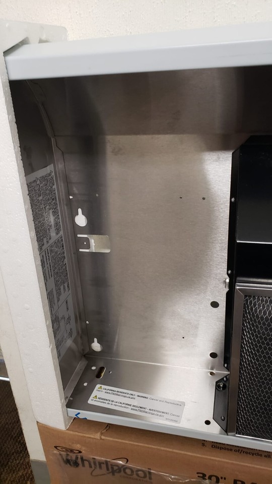 NOB Whirlpool UXT4030ADS 30 inch Stainless Steel Non-Vented Range Hood ...