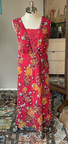 Woman within red floral dress, woman’s plus size 22w | eBay