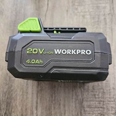 WORKPRO 20V 4Ah 4000mAh Lithium-ion Rechargeable Battery Pack For Power ...