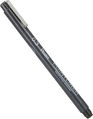 PentelArts Permanent Fineliner Pointliner schwarz 0,3 mm | eBay.de
