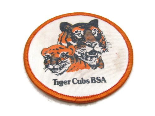 Tiger Cubs BSA Patch Orange Edge White Background | eBay