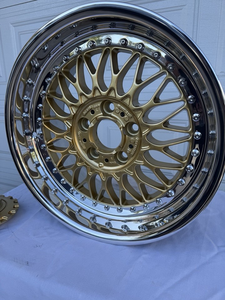 BMW 17x8 BBS Style 5 OEM Wheels E39 E46 E36 E34 E28 E30 M3 RC090 gold ...