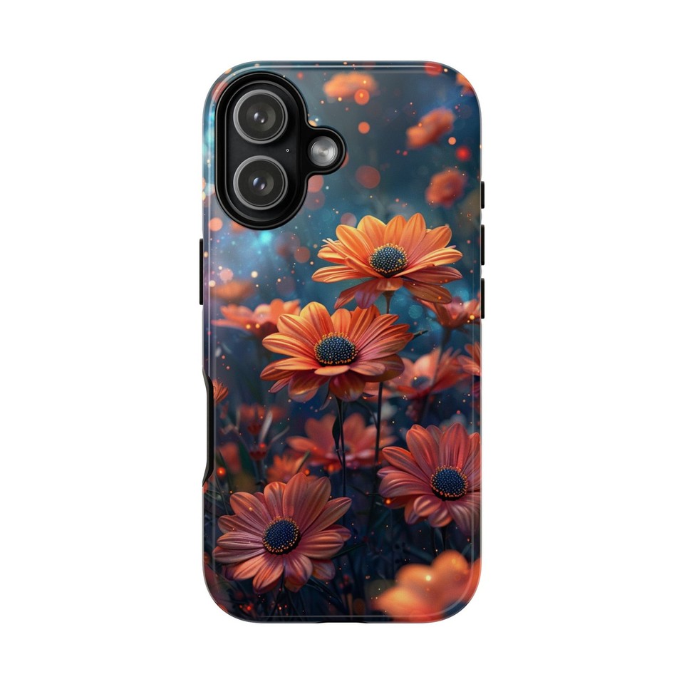 For iPhone, Samsung, Pixel | Phone Ink Case - Twilight Sunflower Floral ...