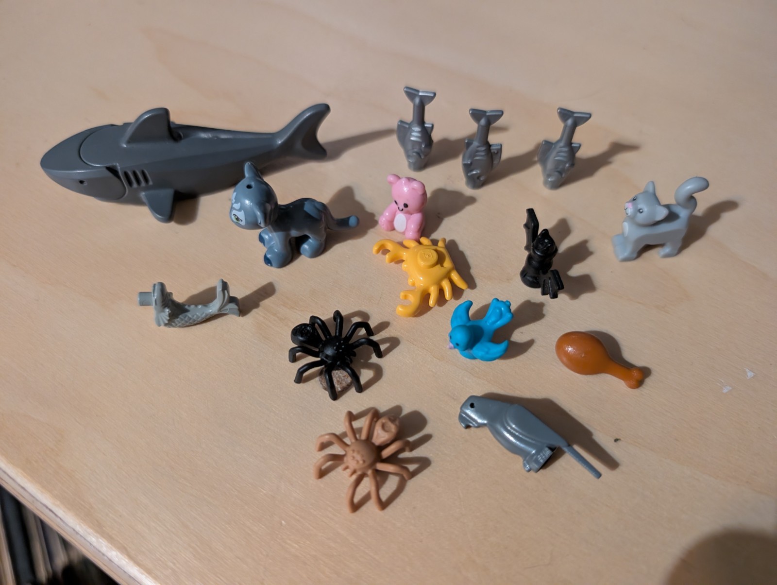 Lego Animals Shark Cats Fish Spiders Parrot Bird Crab Bundle | eBay UK