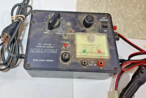 PRO TECH 701 Digital Super Charger RC Model Craft Mfg. AC/DC / Auto ...