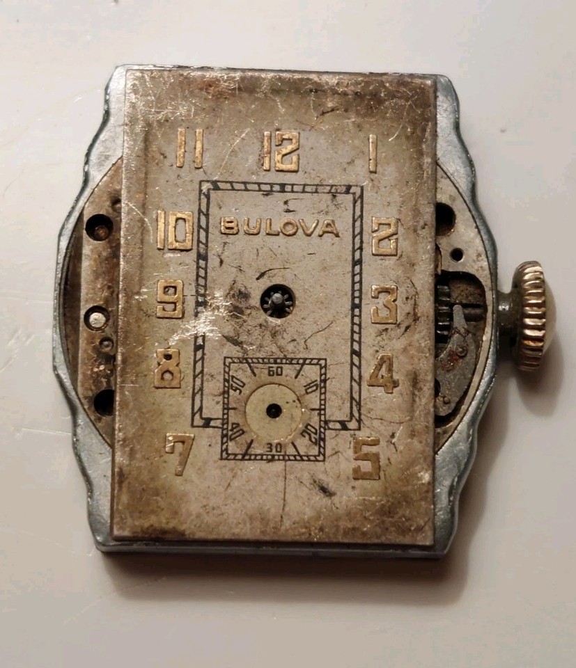 BULOVA 10AN WATCH MOVEMENT FOR PARTS/REPAIR | eBay