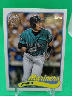 ICHIRO 2024 Topps Series 1 1989 Topps “The Real One” Parallel SP #d 50/ ...