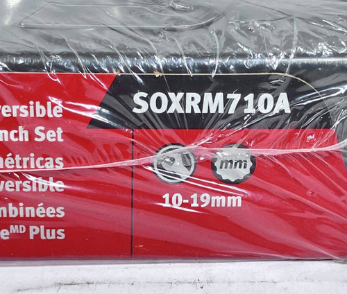 Snap-on Tools SOXRM710A 10pc METRIC Non-Reverse Ratcheting Combo Wrench ...
