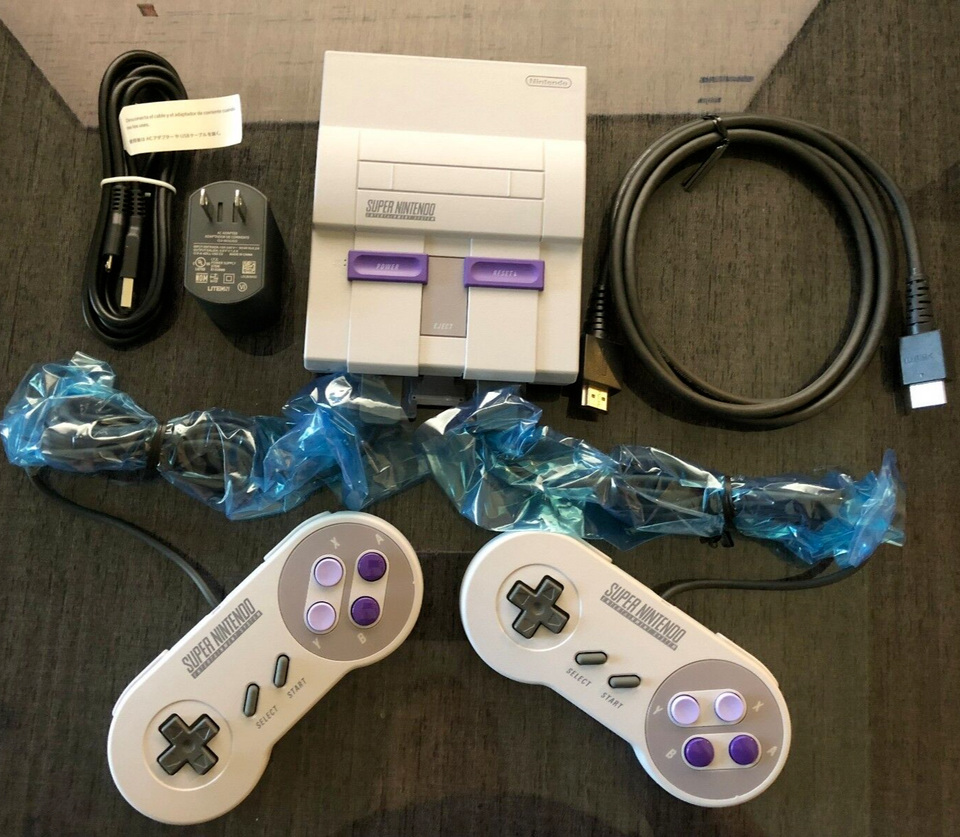 Authentic SNES Super Nintendo Classic Mini Super Entertainment System ...